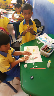 Gerbang Ilmu Tabika Perpaduan : Jom buat Kolaj Haiwan Jinak