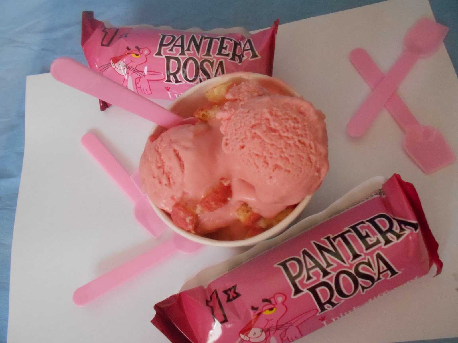 403° receta: HELADO CASERO DE PANTERA ROSA (SIN HUEVO, CON Y SIN ...