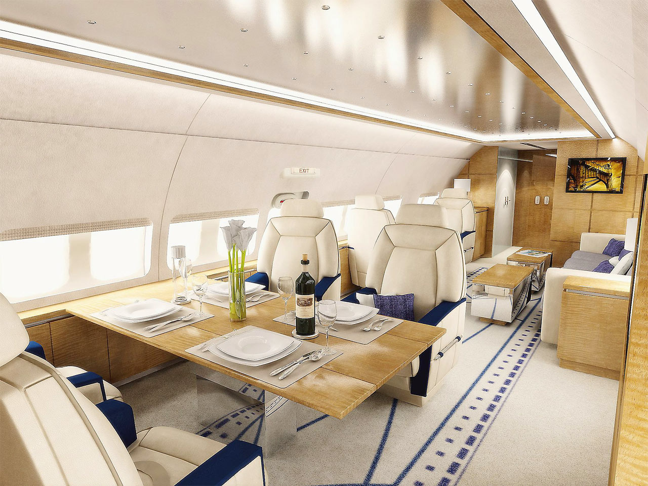 Luxurious Rides : Boeing Business jet