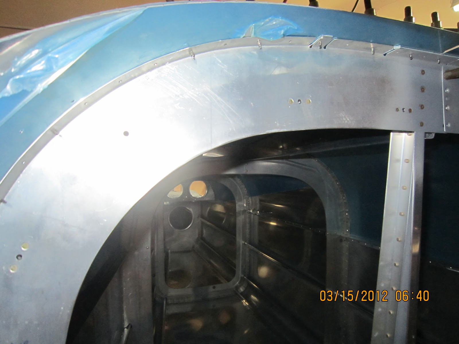 Larry's Airplane: Finishing Aft Baggage Bulkhead