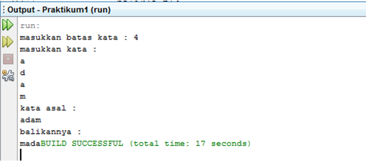 Membuat program menggunakan fungsi untuk membalik suatu kata atau kalimat dengan java | Halima's ...