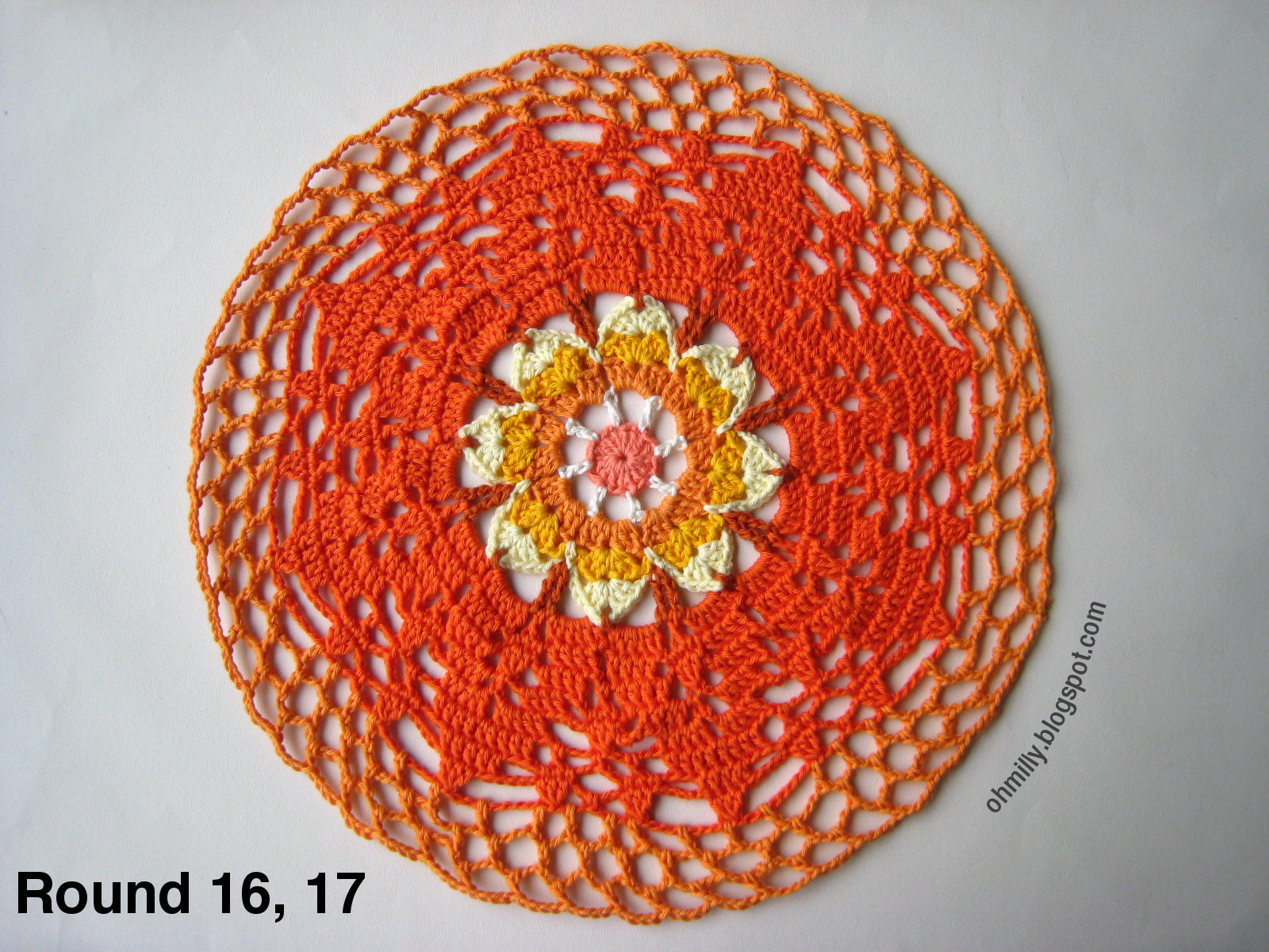 Oh Milly!: Autumn Doily Tutorial