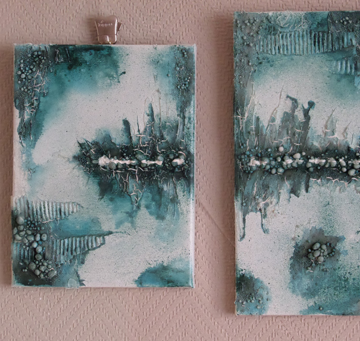 Handmade by Jo: Powertex Paintings