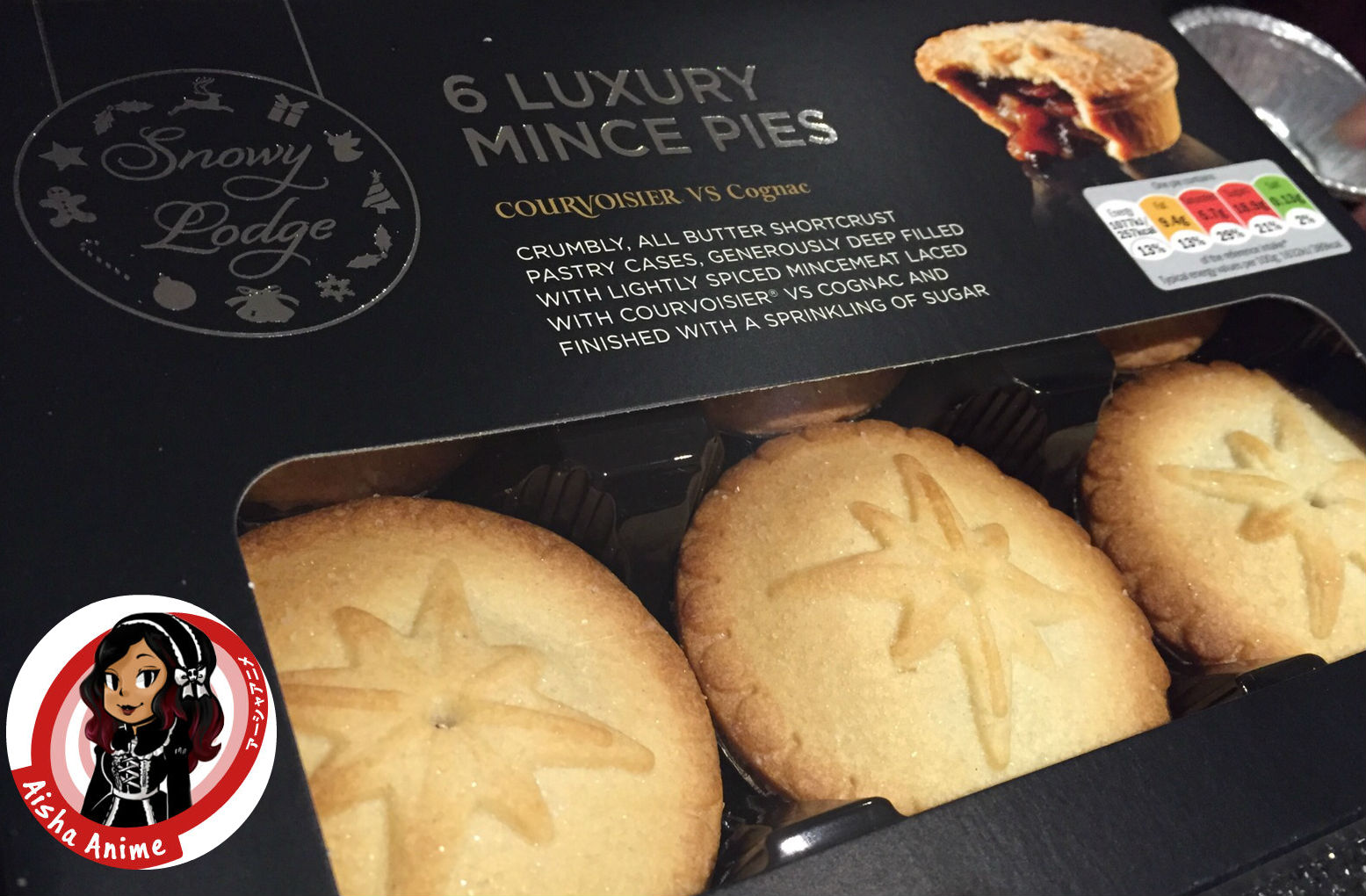 The ordeals of a Creative mind: Snowy Lane Luxury Mince Pies (from Lidl)