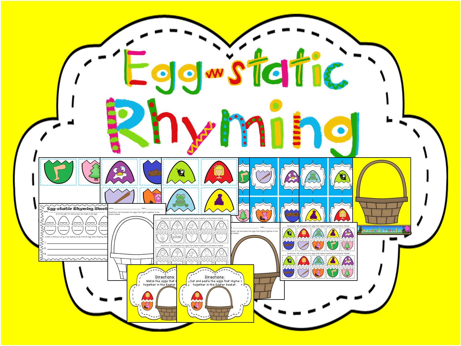 Lovely Literacy & More: Hop'n Easter Language Arts Activities Pack