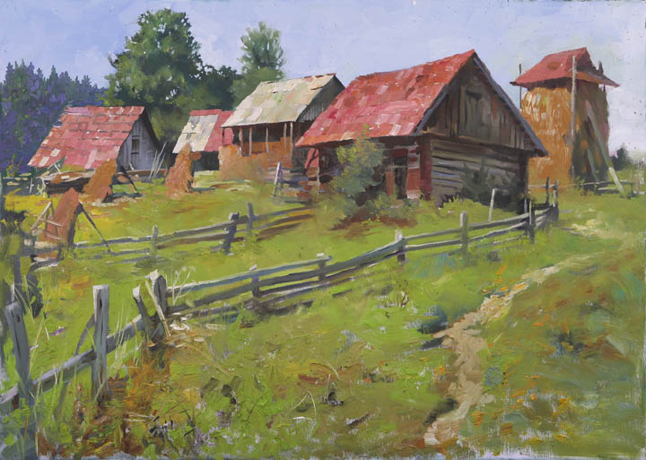 Pintor figurativo realista,Denis Chernov