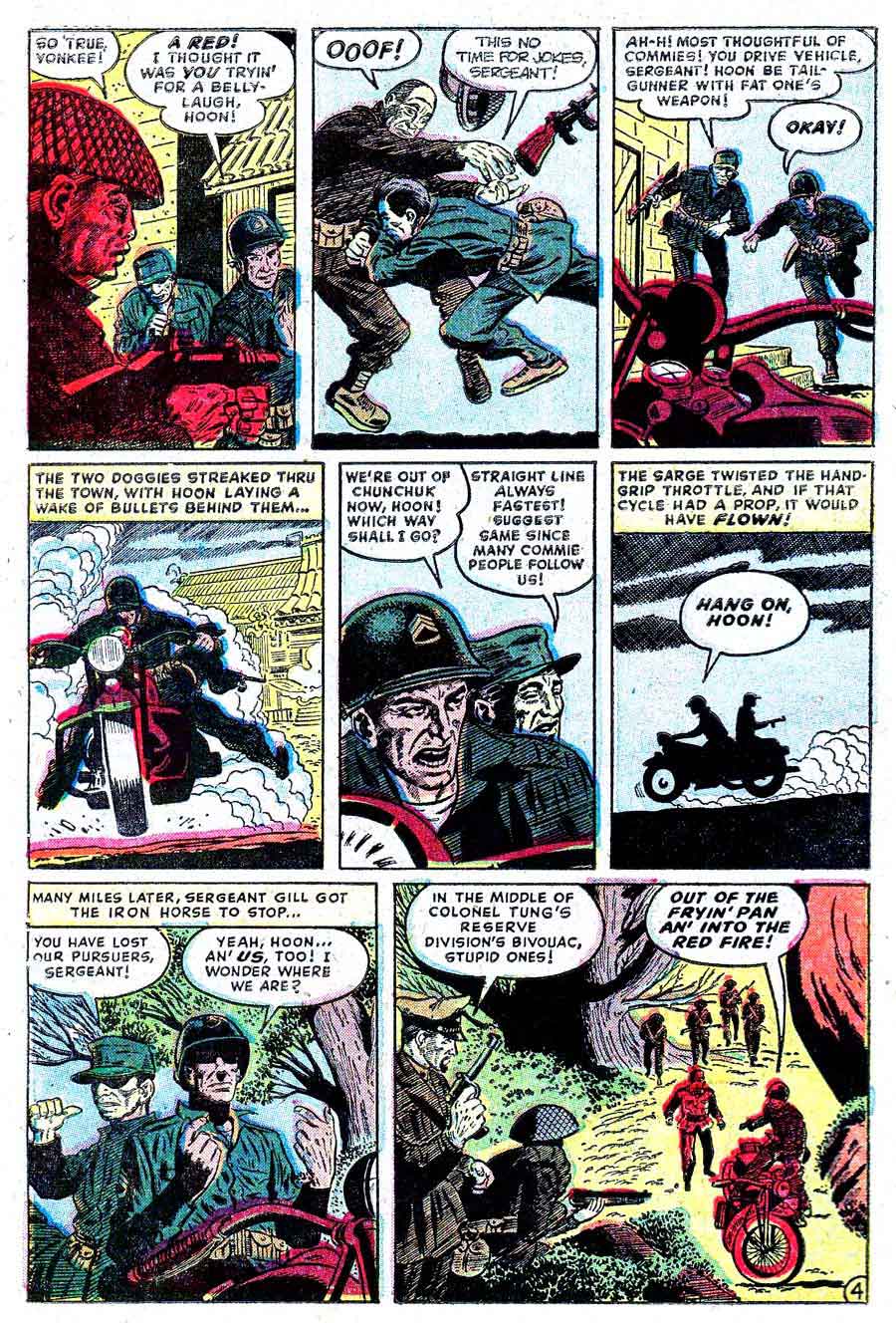 Battle #41 - Joe Kubert art - Pencil Ink