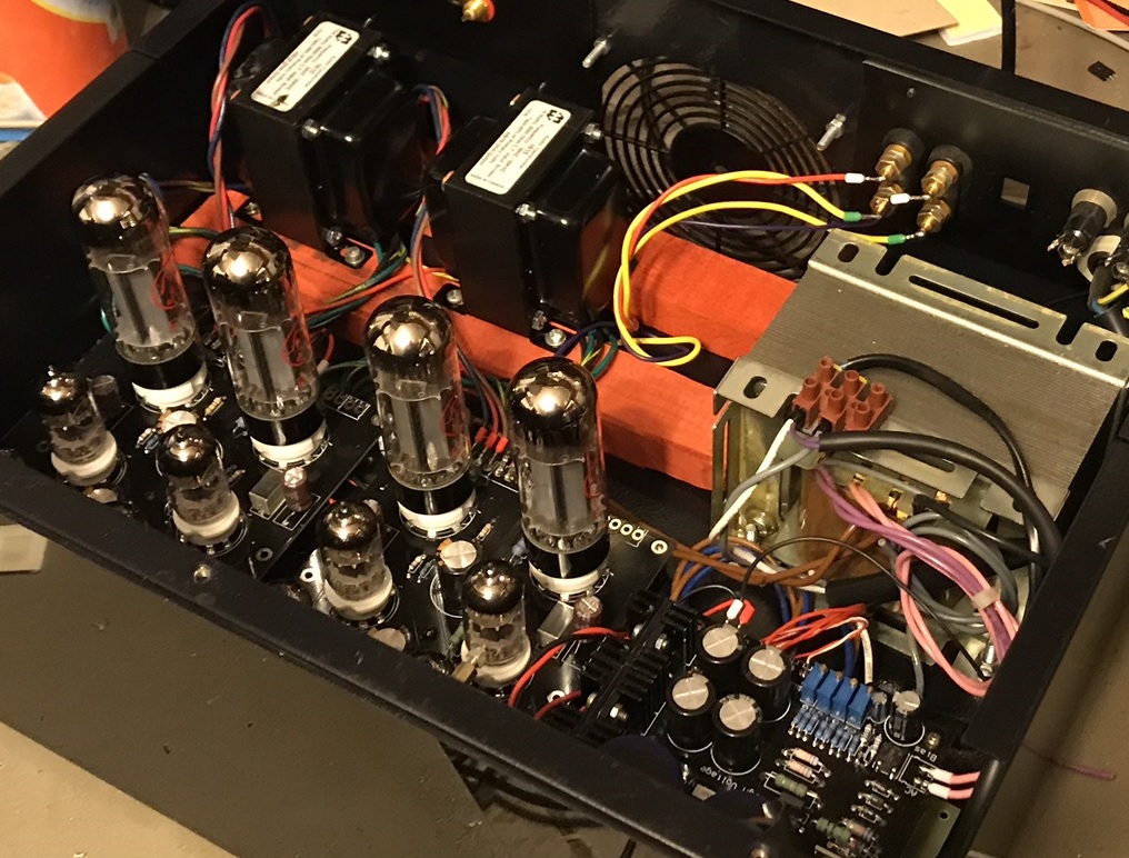 ESPRITAUDIO: EL34 Push Pull Amplifier triode connection prototype DIY