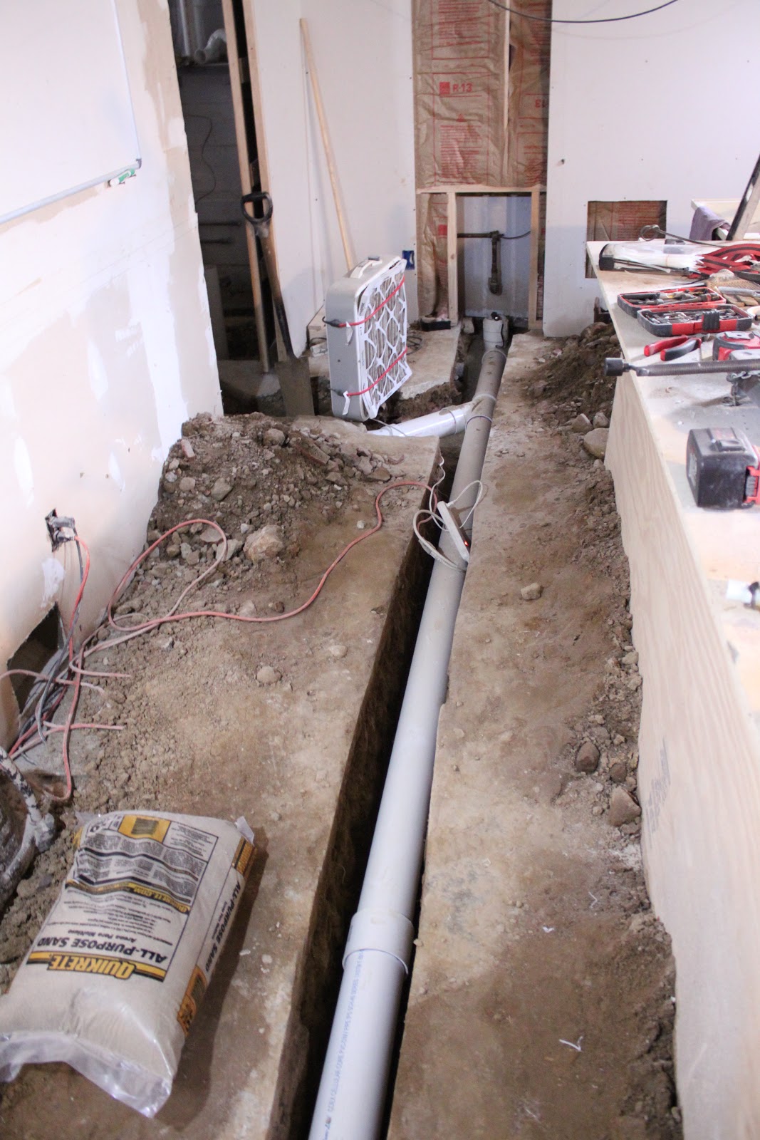 Cutting Basement Floor For Plumbing – Flooring Ideas