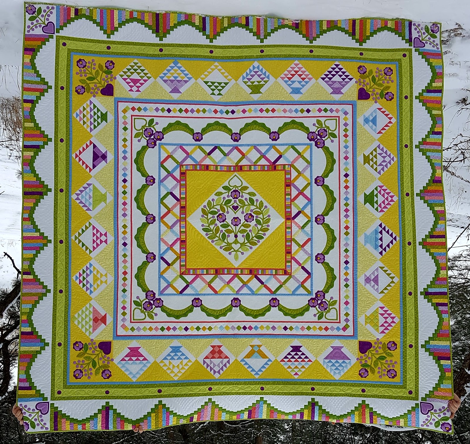 What a Hoot!: TGIFF - Finish Report! "Ruffled Roses" - my best UFO ever ...