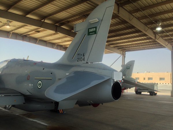 Asian Defence News: Royal Saudi Air Force Hawk T-165 (2104) arrived ...