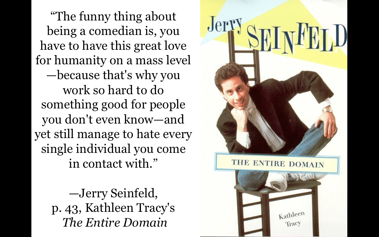 Structure, Seinfeld, and Play: Seinfeld is a self-conscious ...