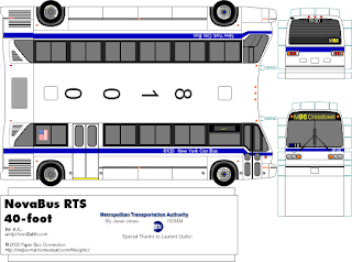 SP. Papel Modelismo: PaperBus NovaBus RTS 40 foot - Metropolitan ...