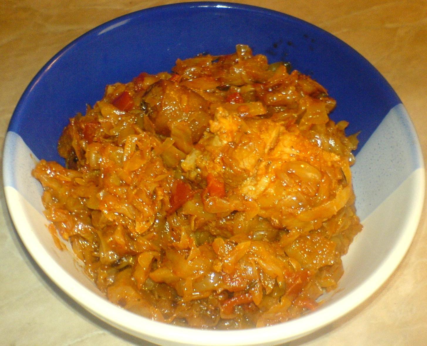 Varza dulce calita cu piept de porc | Preparatedevis.ro