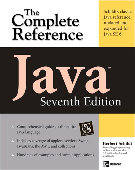Java 2 Complete Reference 7th Edition By Herbert Schildt PDF | UPR