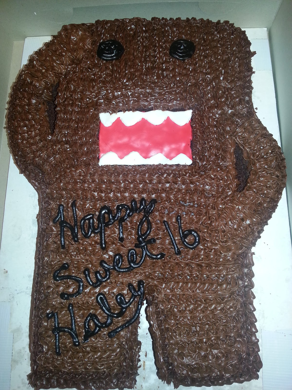 Domo Cake - Live, Laugh, Love, Bake.