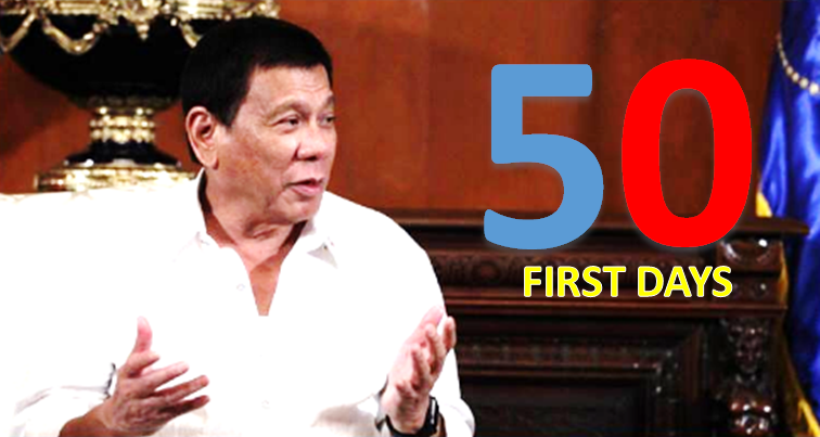 VIDEO: Duterte marks first 50 days as Philippine president