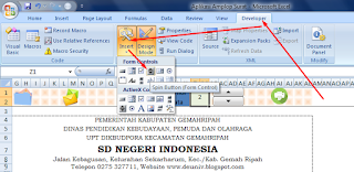 Membuat Spin Buton untuk Aplikasi Excel Vlookup - deuniv