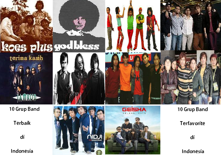 10 Grup Band Fenomenal Terbaik di Indonesia | WIKIARTIKELPEDIA