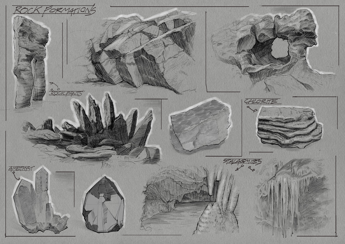 H.H.E.S.: Design sketching: rocks