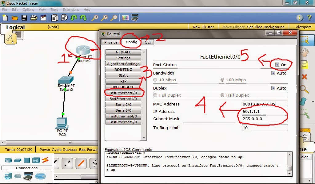 konfigurasi routing pada cisco packet tracer | laboratorium bahrul
