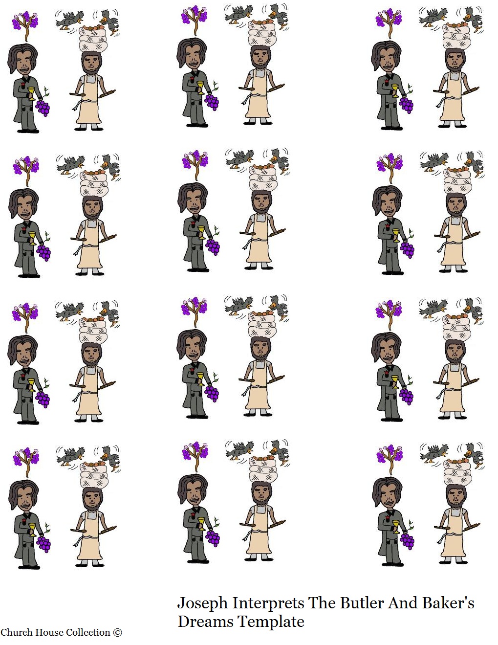 Church House Collection Blog: Joseph Interprets The Butler and Baker's ...