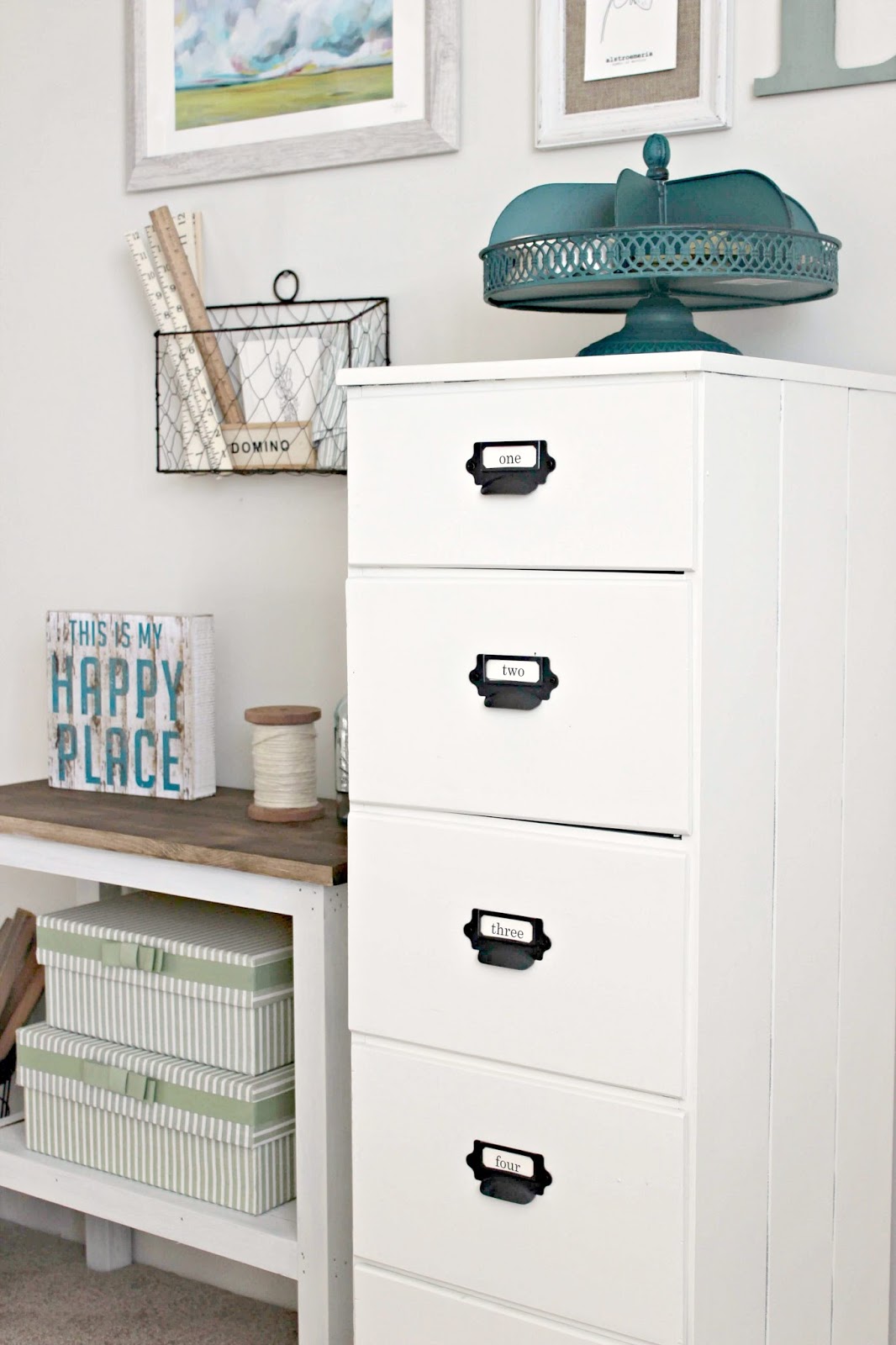 Wood White Filing Cabinets - Decorative White File Cabinets For The ...