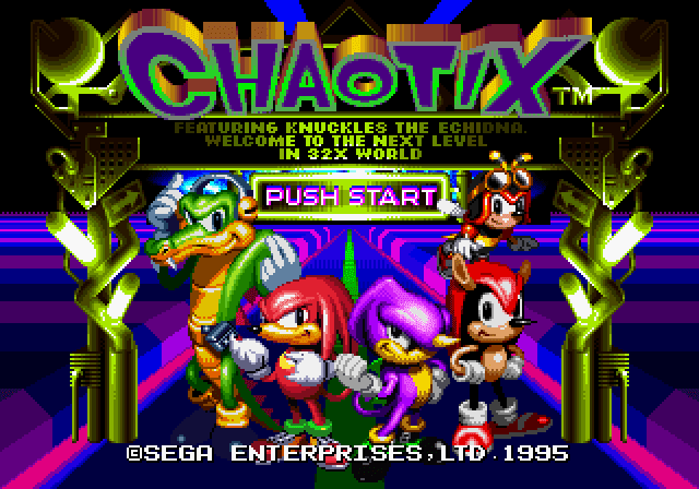 Super Adventures in Gaming: Knuckles' Chaotix (32X)