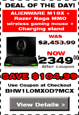 Alienware 18 Coupon 2013: Alienware M18x Coupon September 2011