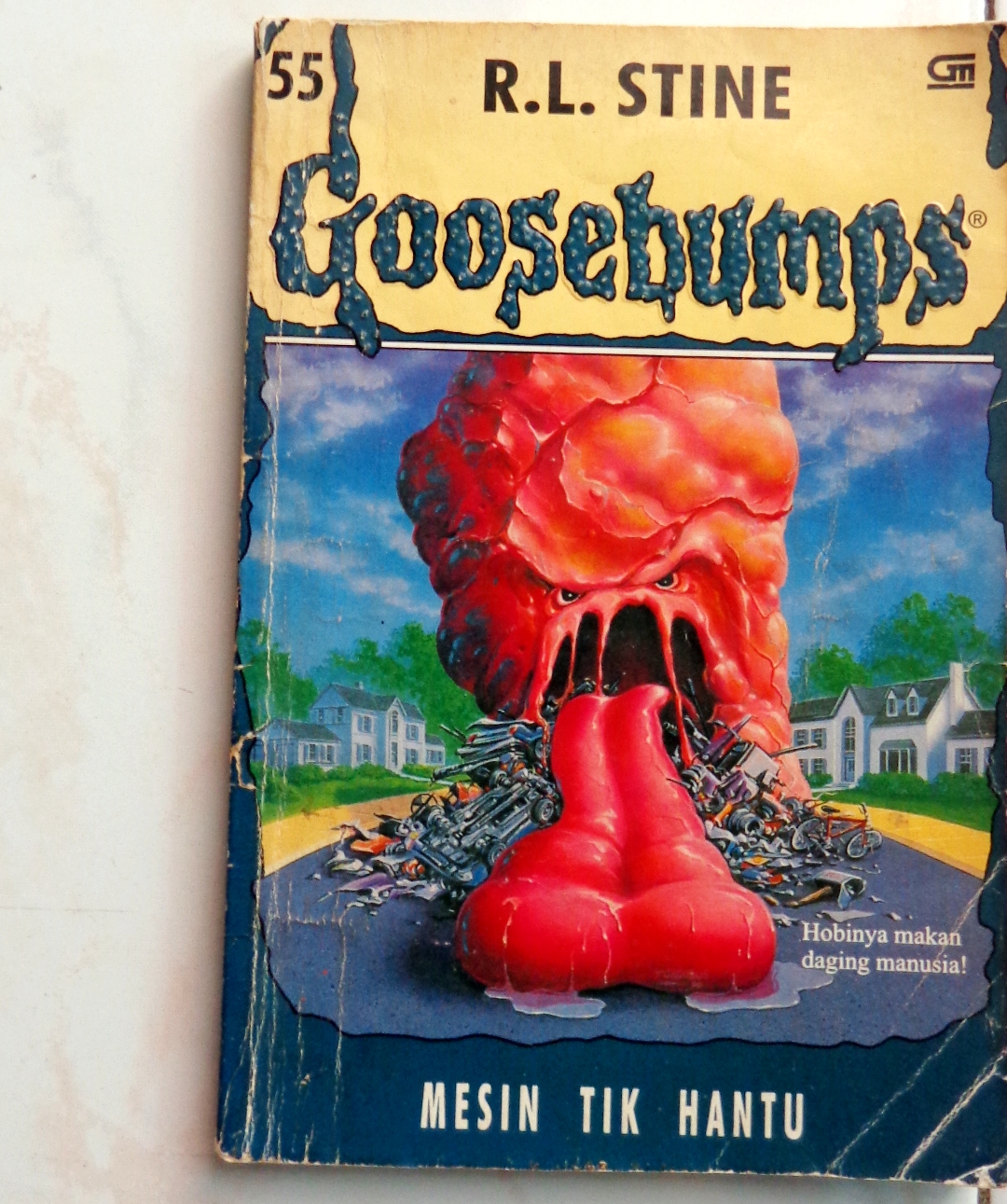 Stay Here with A Book: Goosebumps: Mesin Tik Hantu - The Blob That Ate ...