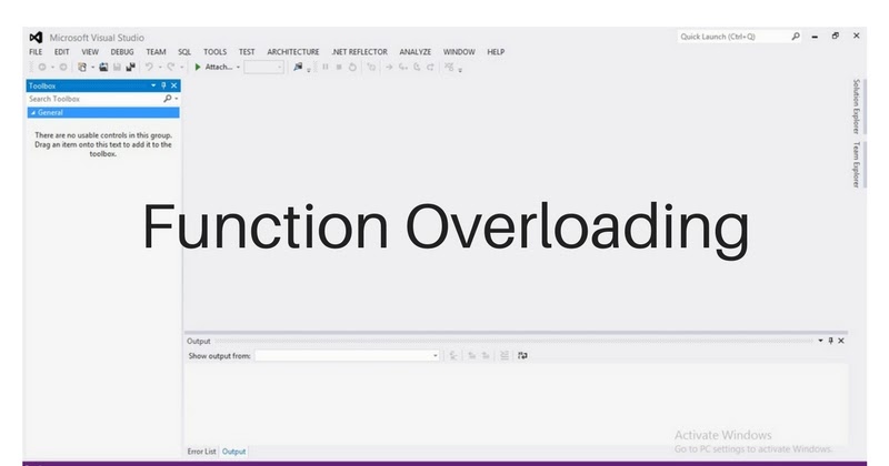 Function/Method Overloading in C# - Programming-World