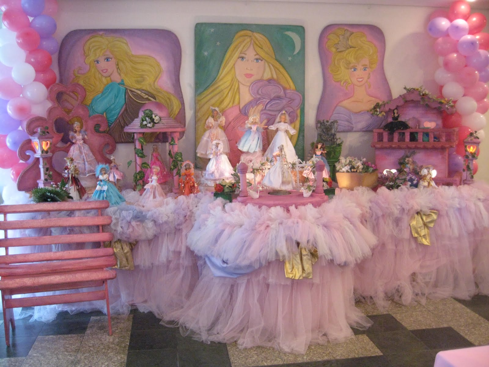 KiARTE Eventos - Festas Infantis: Barbie Festa e Buffet Crepe Francês