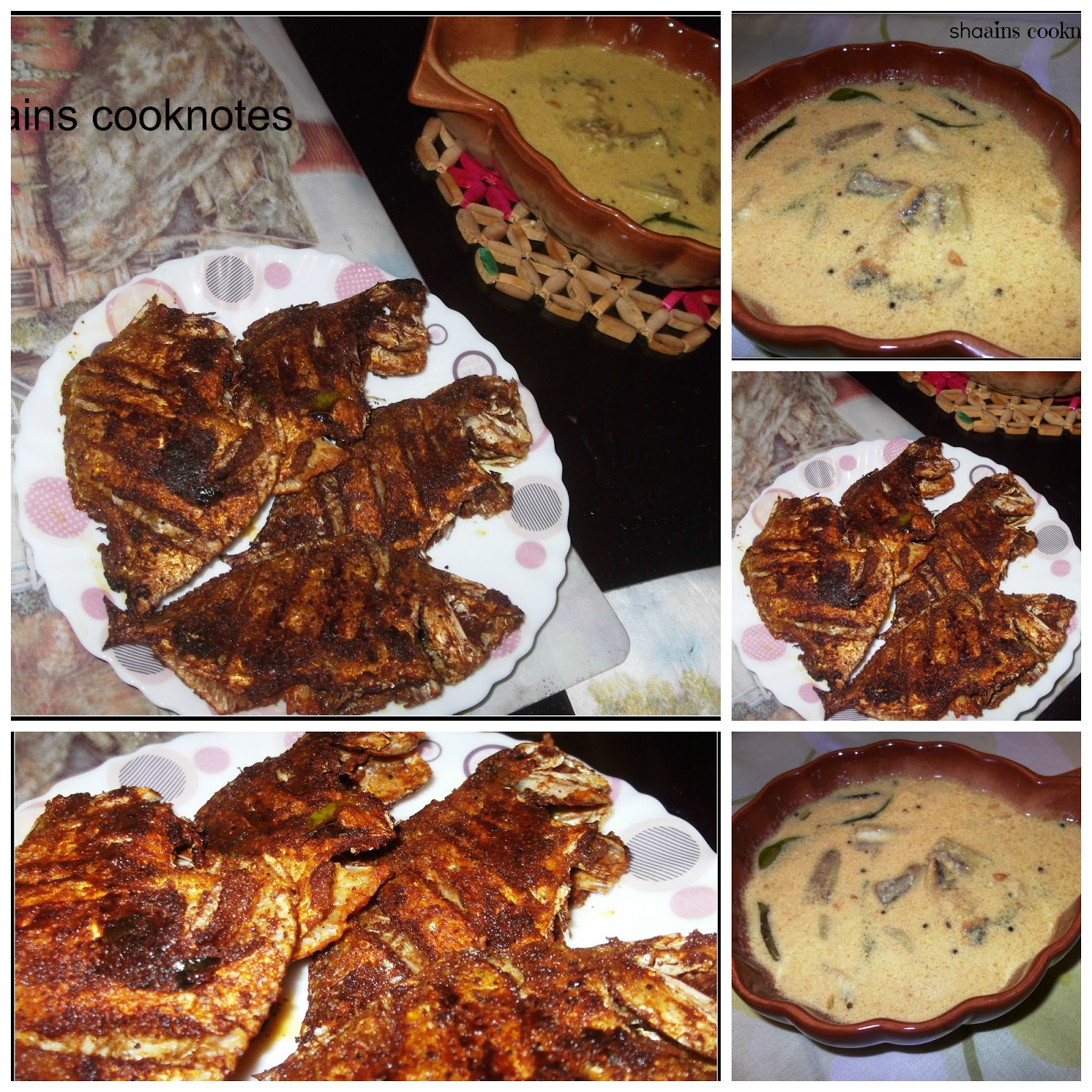 Shaain's Cooknotes: Kaya-Unakkameen (Raw Banana-Dry Fish )Curry & Spicy ...