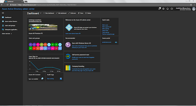 Exchange Anywhere: Azure AD Admin Console is GA!