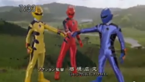 Henshin Grid: Toei shooting footage for Power Rangers and Visa Versa