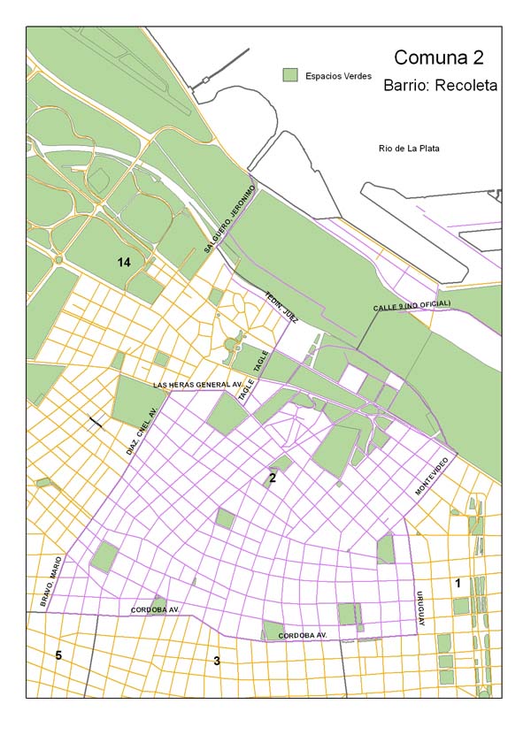 Voces: Comuna 2 - Recoleta