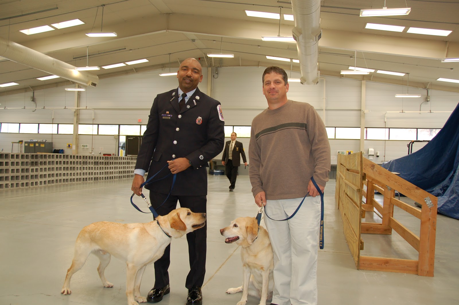 Changing of the Guard for PGFD Accelerant Detection Canines