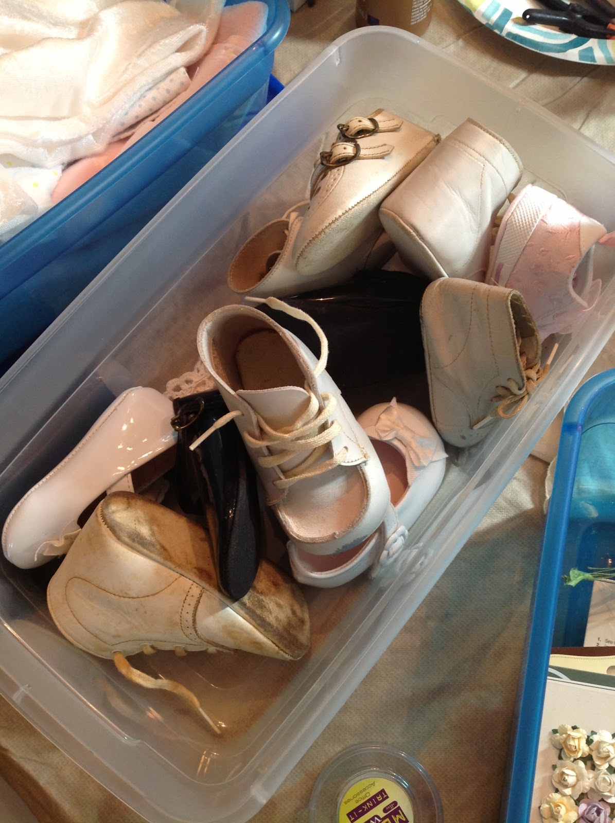 Karol Ann: Repurposed Baby Shoes