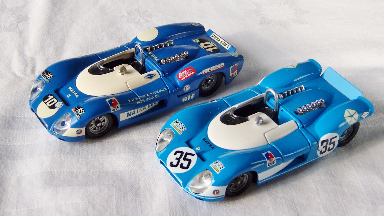 Modifications of 1:43 models: Matra