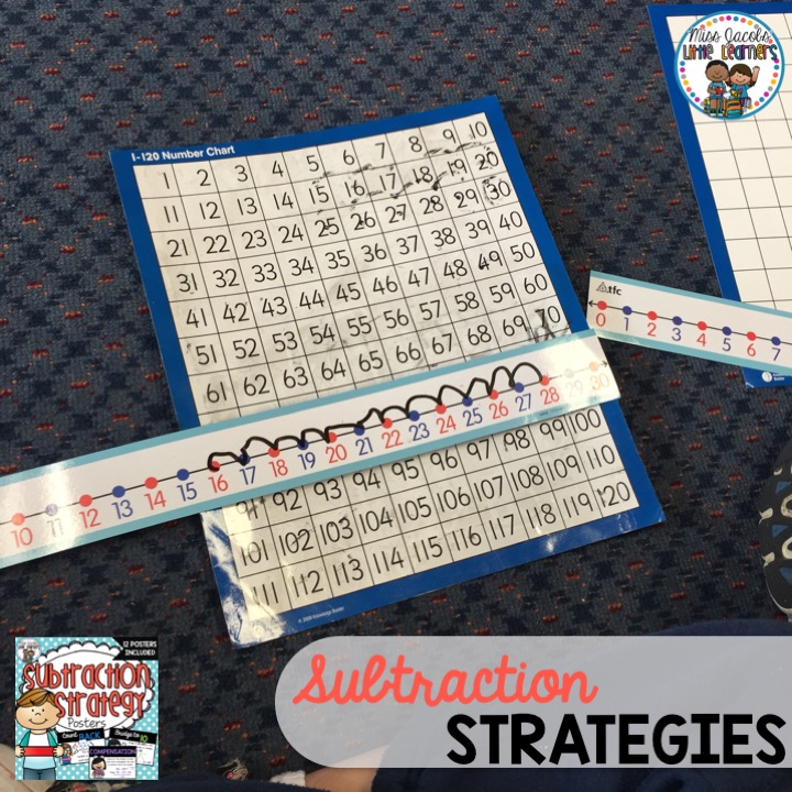 We discussed the use of a hundreds chart and a number line to assist us ...