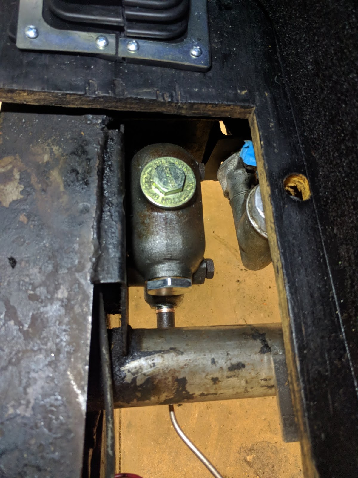 The Grant Street Garage: Beck TD, Part 24: Remote Brake Fluid Reservoir