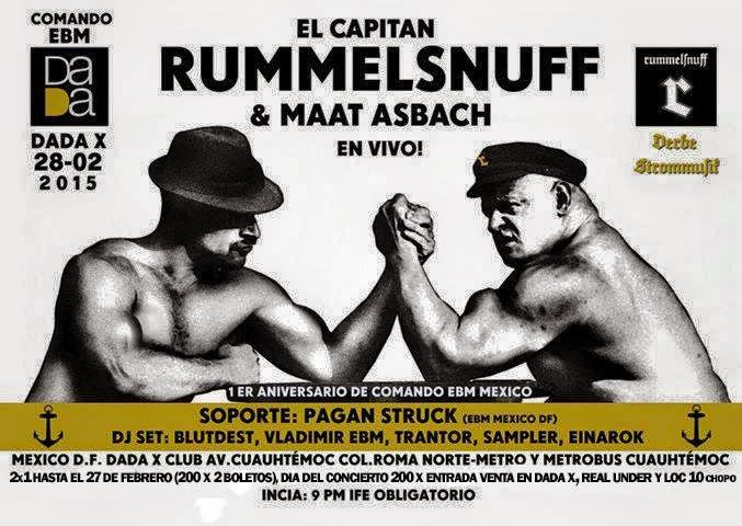 RAGNAROK RECORDS CREW: COMANDO EBM presenta RUMMELSNUFF FEAT. MAAT ...