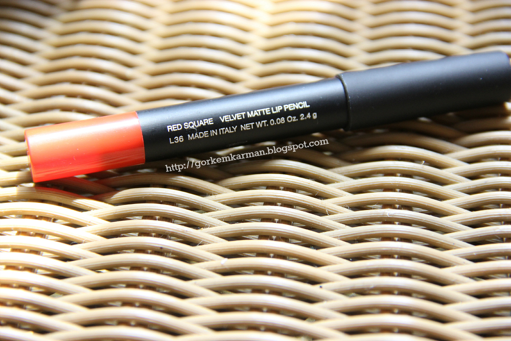 NARS Velvet Matte Lip Pencil - Red Square | Görkem Karman Abat