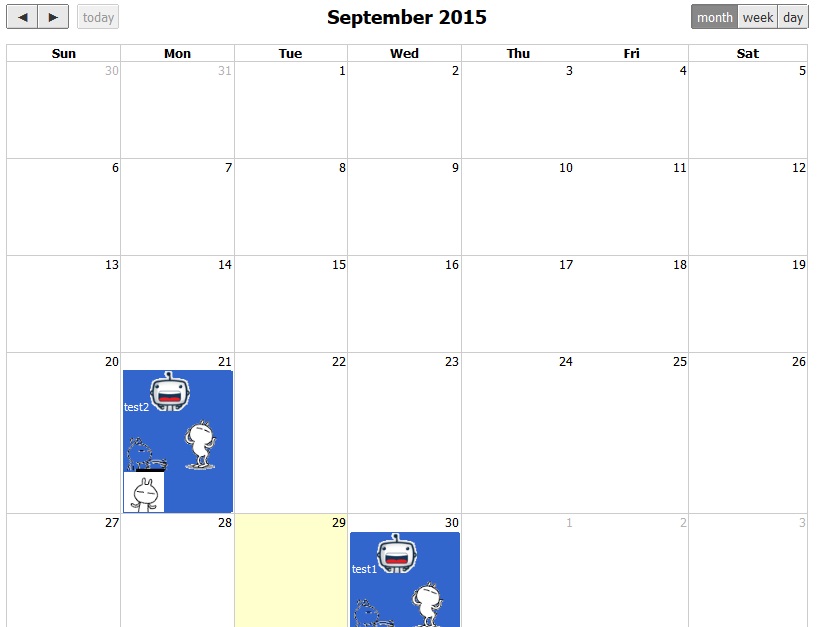 การนำไอคอน มาแสดงบน Fullcalendar
