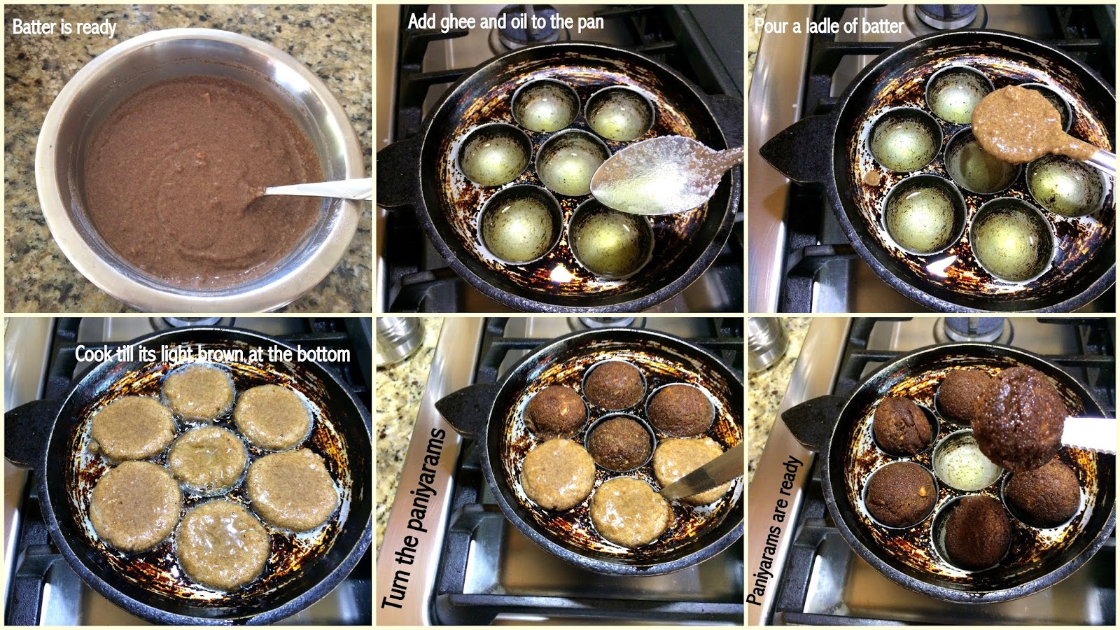 Sailaja Kitchen...A site for all food lovers!: Ragi Sweet Paniyaram ...