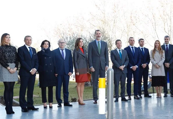 King Felipe and Queen Letizia visited Joma Sport in Toledo