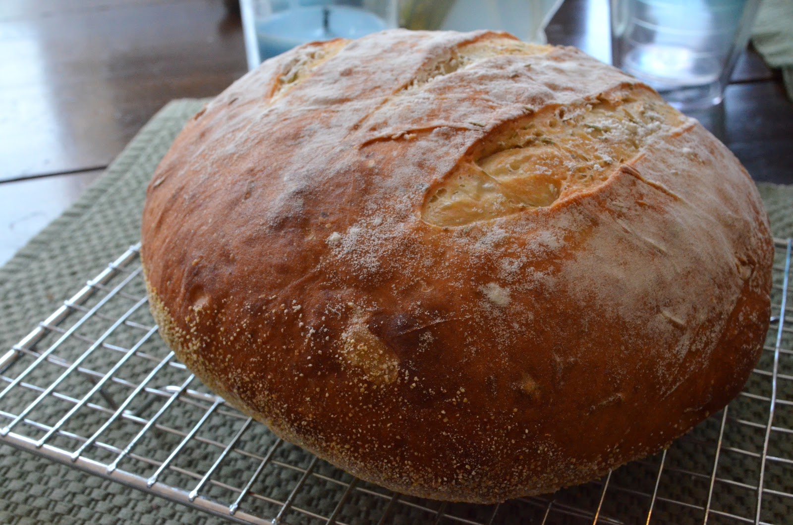 Nancy Bakes: Rosemary Boule