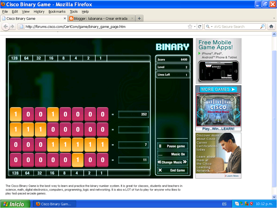 lubanana: binary game