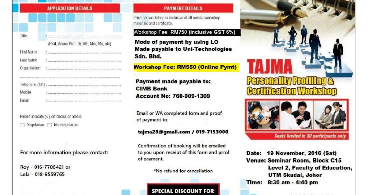 milhashim @ capital profiling: TAJMA Personality Profiling Workshop