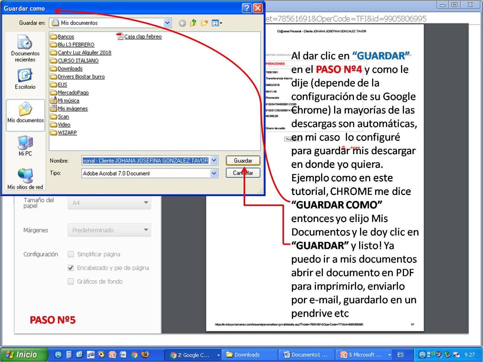 Como guardar PDF en la PC sin tener que Imprimir paso a paso: Cómo ...